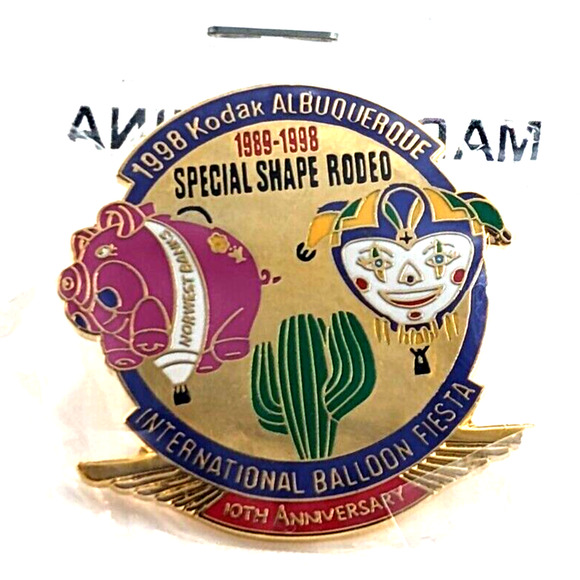 AIBF | Accessories | 998 Special Shapes Rodeo Kaibf Hot Air Balloon Pin ...